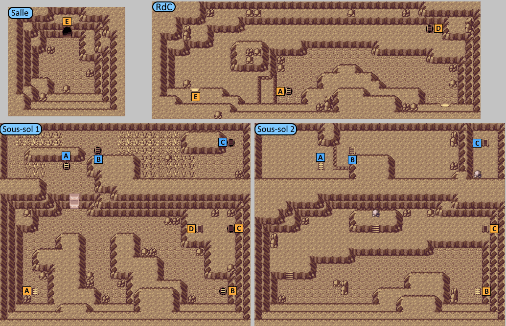 Pokémon Rubis et Saphir > Guide des Lieux > Grotte Granite - Pokébip.com